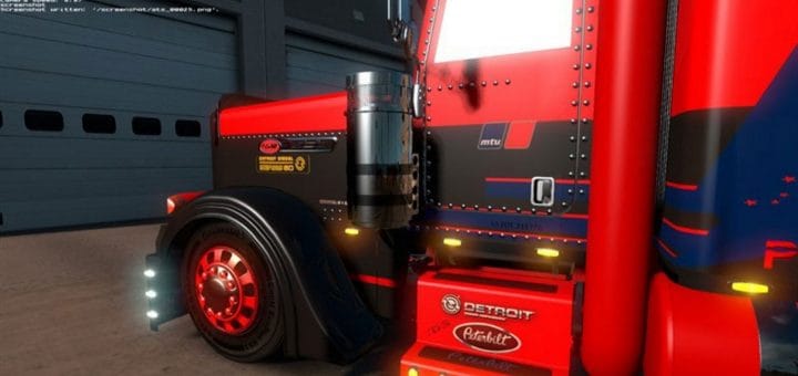 Peterbilt Custom Rig Skin Mod - American Truck Simulator mod | ATS mod
