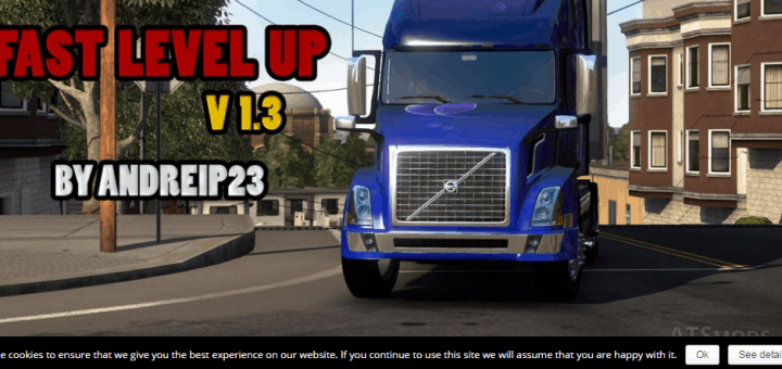 Unlimited Money + XP Mod v1.0 - American Truck Simulator mod | ATS mod