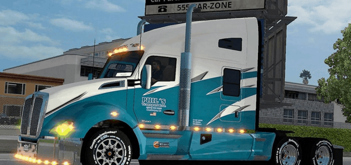 PETERBILT 579 TRUCK WALLBERT TRANSPORTATION LLC SKIN - American Truck ...