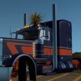 Peterbilt 389 Rollin Transport Skin Mod | American Truck Simulator Mod