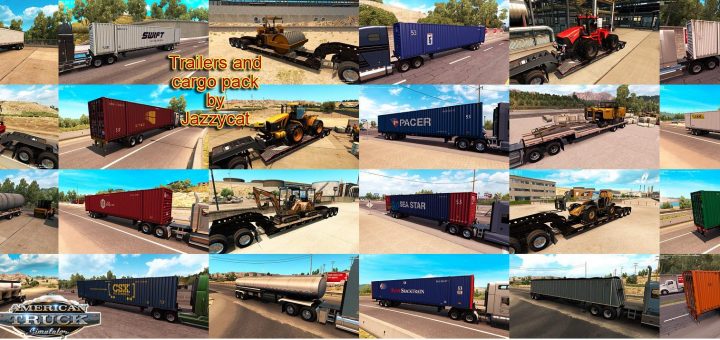 Real Companies & Trailers Pack v1.7 ATS - American Truck Simulator mod ...