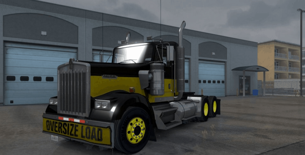 Oversize Load Bumper ATS | American Truck Simulator Mod