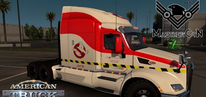 Peterbilt 579 Lines Skin for ATS - American Truck Simulator mod | ATS mod