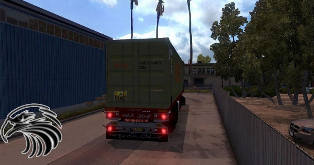 Iran kave 2 axel trailer Mod (3) - American Truck Simulator mod | ATS mod