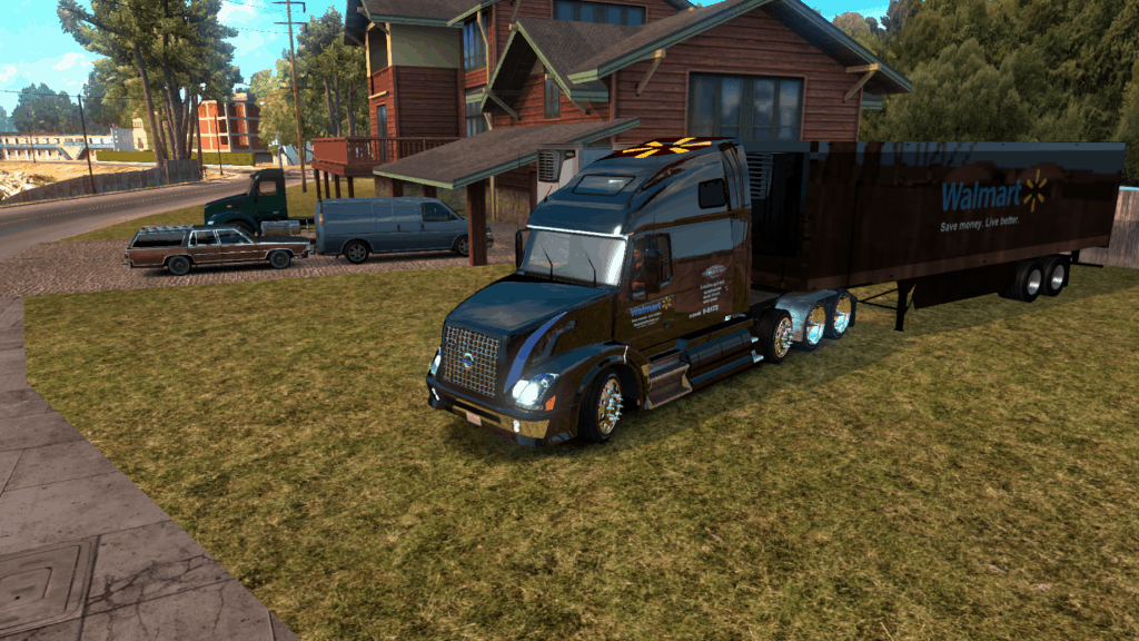 Real Companies,Trailers,Van Pack for ATS | American Truck Simulator Mod