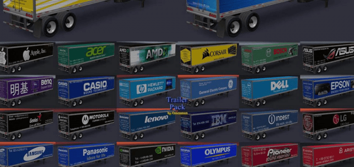 TSA DROP TRAILERS V29.11.19 1.36.X MOD - American Truck Simulator mod ...