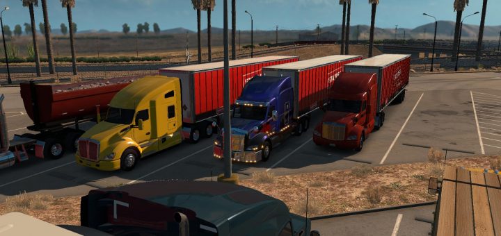 CJD LOG TRAILER V1.44 - American Truck Simulator mod | ATS mod