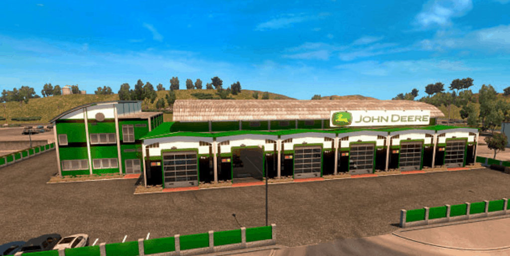 john-deere-garage-mod - American Truck Simulator mod | ATS mod