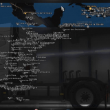 MEGA MAP OF AMERICA 1.0 ATS 1.4.x ATS | American Truck Simulator Mod