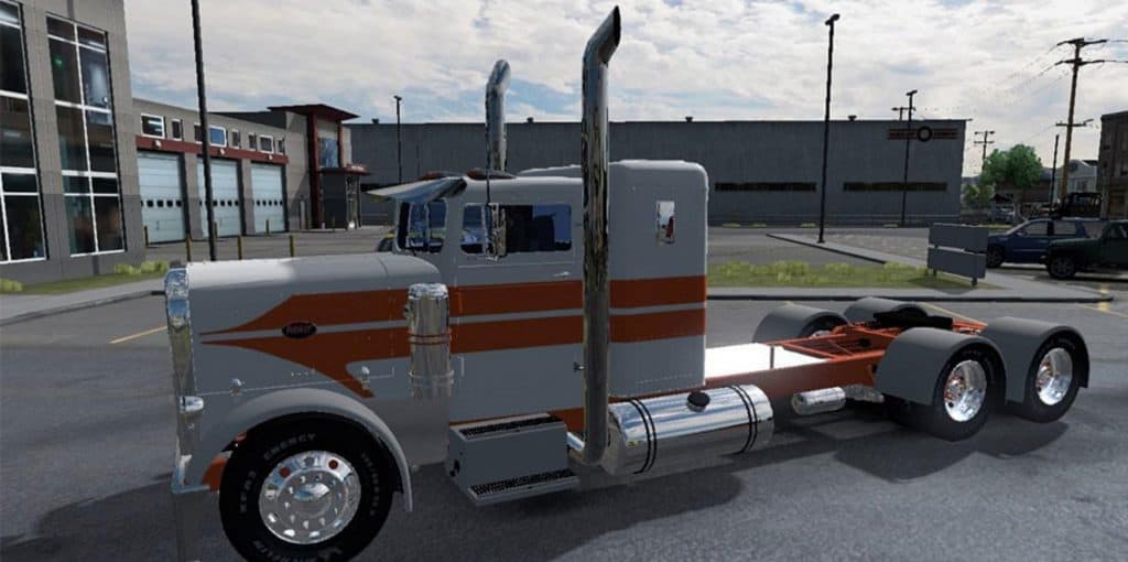 white-351-with-orange-stripes-mod-3 - American Truck Simulator mod ...