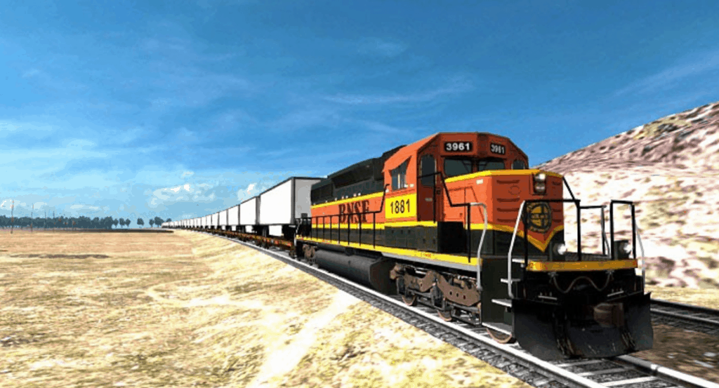 ATS Train Mod | American Truck Simulator Mod