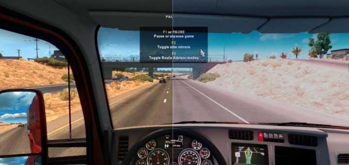 Realistic Graphics Mod v1.50.10s | American Truck Simulator Mod