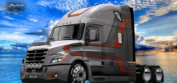 Snowman KW skin mod - American Truck Simulator mod | ATS mod