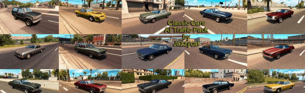 Classic Cars AI Traffic Pack by Jazzycat v 1.2 ATS | American Truck ...