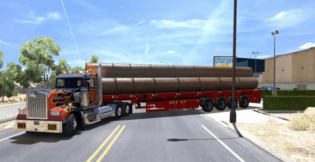 Goldhofer Trailer ATS - American Truck Simulator mod | ATS mod