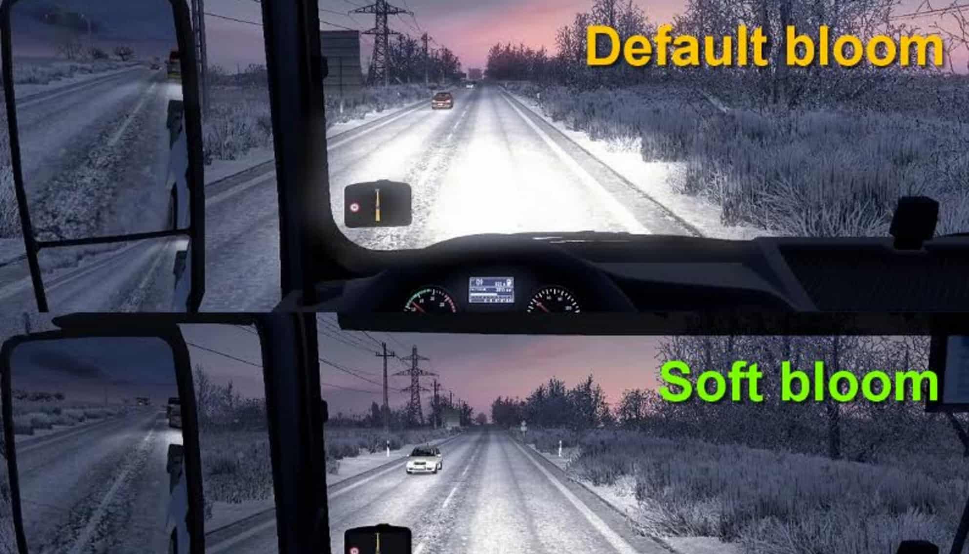 HDR Soft Bloom for “Frosty Winter” by Grimes Mod | American Truck ...