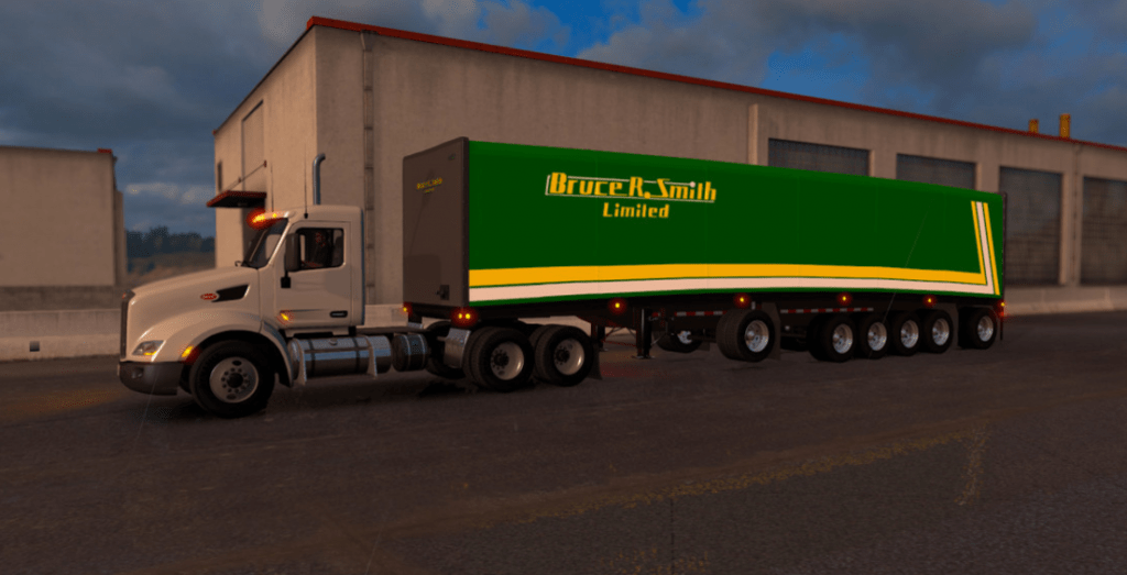 Mac Curtain Trailer v 1.0 ATS | American Truck Simulator Mod