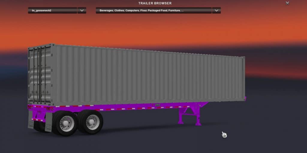 RTA Container Chassis Paint Mod (2) - American Truck Simulator mod ...