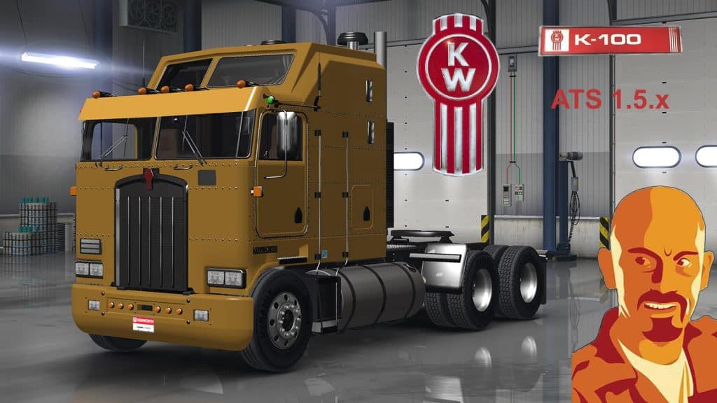 KENWORTH K100 (ATS VERSION) 1.5.X ATS | American Truck Simulator Mod