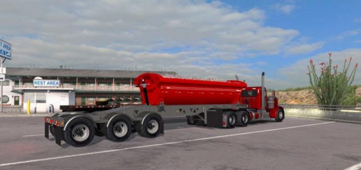 Trailer Trail King Quarter Frame End Dump v1.0 1.35.x Mod ATS ...
