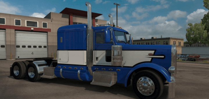 T-D-S peterbilt 389 Deadpool Skin - American Truck Simulator mod | ATS mod