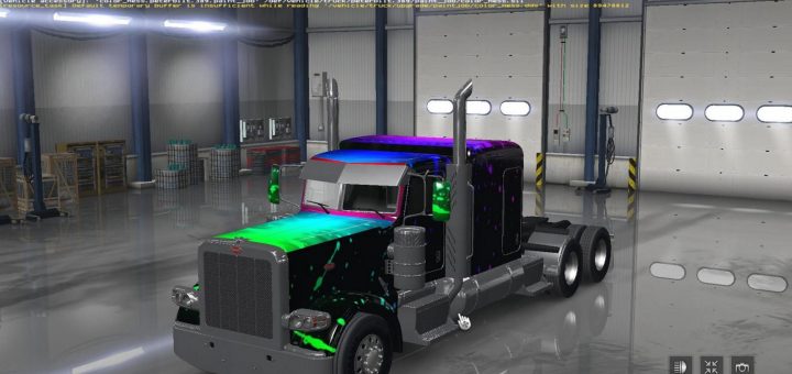 Peterbilt 389 Flat Top Transport Skin ATS - American Truck Simulator ...