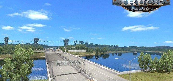 Background Map Mod - American Truck Simulator mod | ATS mod