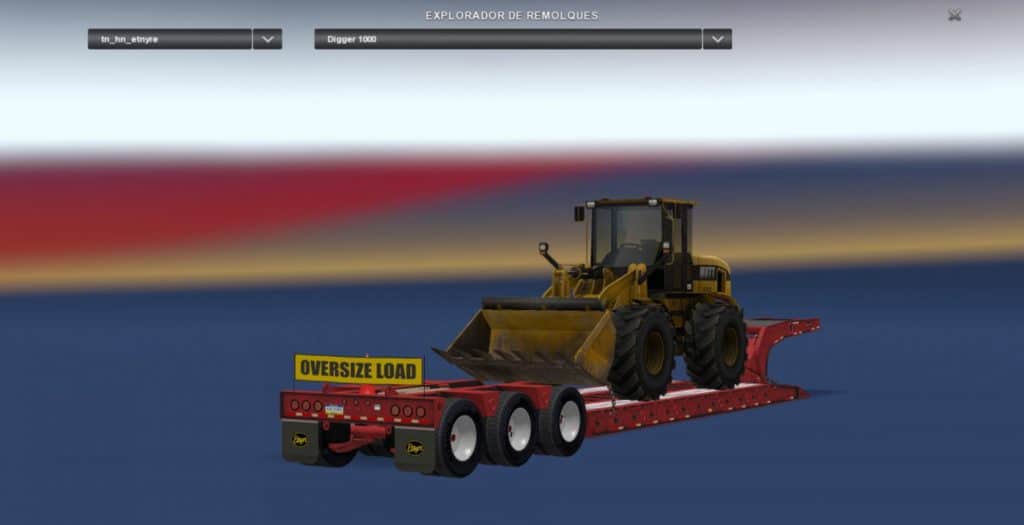 Etnyre Lowboy Black Hawk v 1 (2) - American Truck Simulator mod | ATS mod