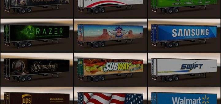 Custom great dane reefer Trailer - American Truck Simulator mod | ATS mod