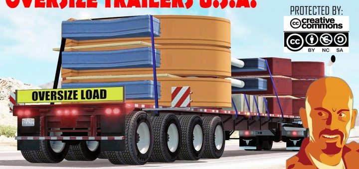 Double Trailer Mod - American Truck Simulator mod | ATS mod
