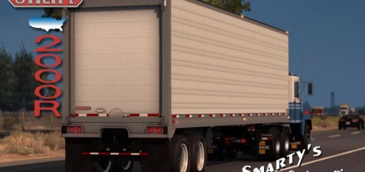B-TRIPLE TRAILER V1.0 ATS - American Truck Simulator mod | ATS mod