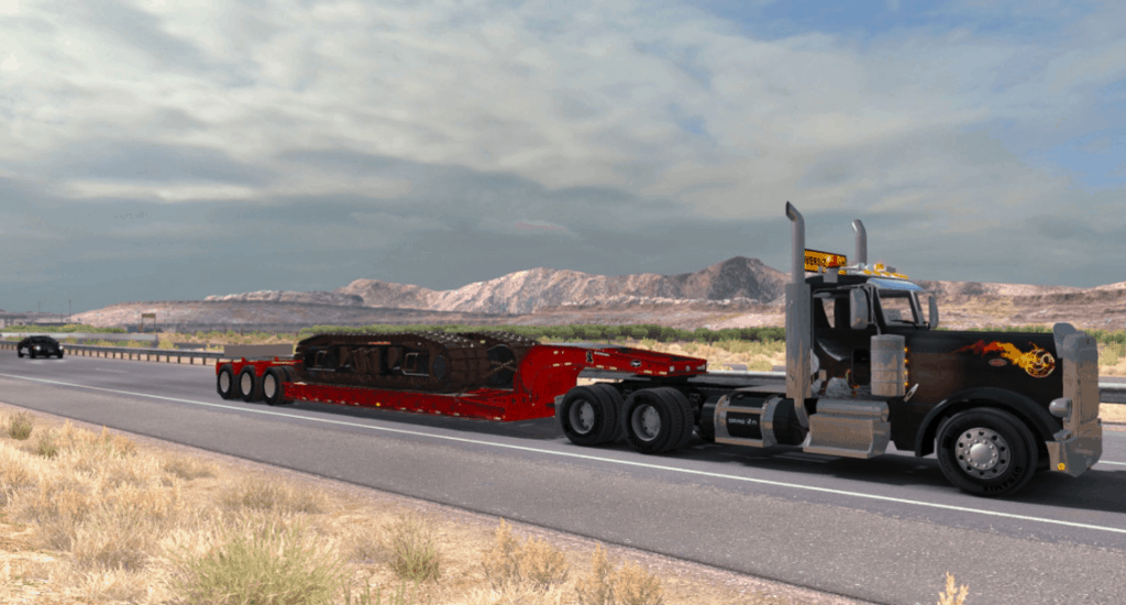 Etnyre Lowboy Black Hawk v2.0 ATS - American Truck Simulator mod | ATS mod
