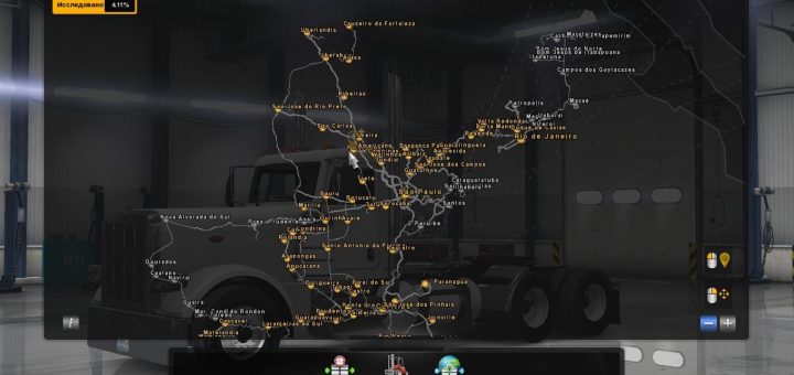 Most Dangerous Roads Map for ATS 1.41 - American Truck Simulator mod ...