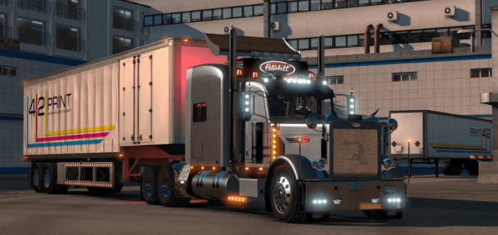 KSW PETERBILT 352 1.43 - American Truck Simulator mod | ATS mod