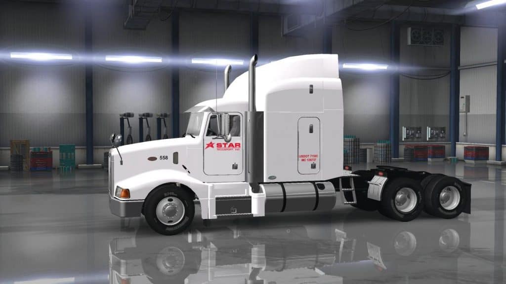 STAR TRANSPORT INC. COMPANY SKIN FOR AMT'S PETERBILT 377 FOR ATS V2.0 ...