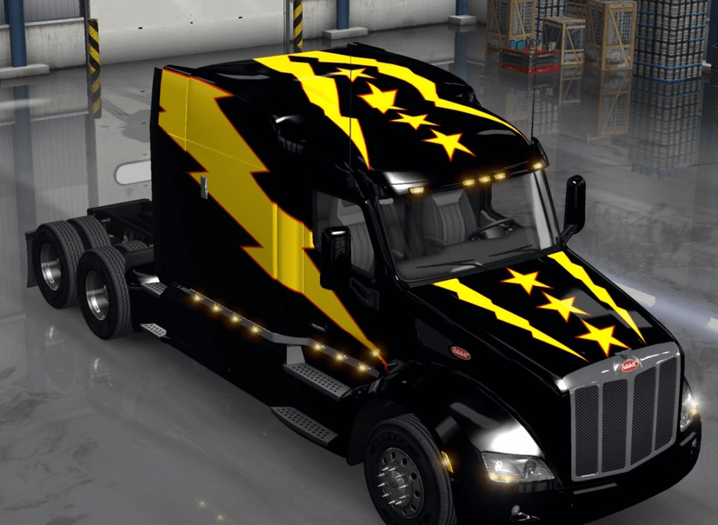 Stars and Volts Skins for the Peterbilt 579 ATS | American Truck ...