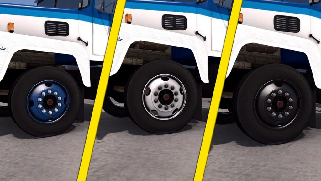 US ALCOA WHEELS PACK V1.2 MOD | American Truck Simulator Mod