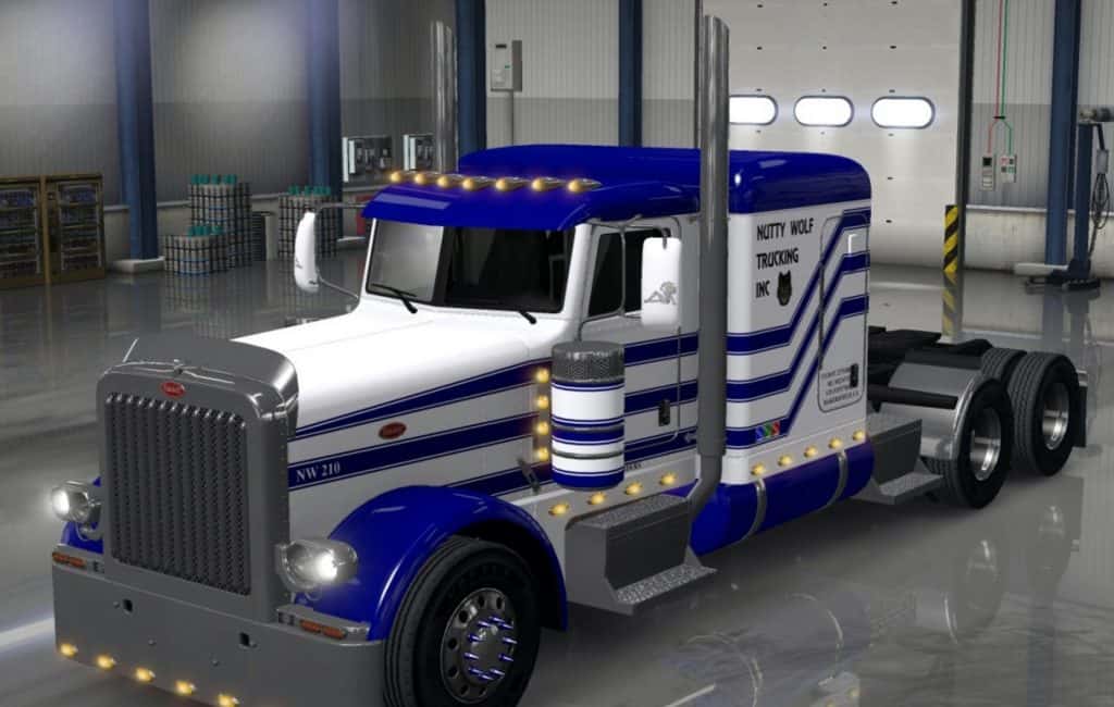 3 Stripes Skin for the SCS 389 Peterbilt v1.3 Mod | American Truck ...