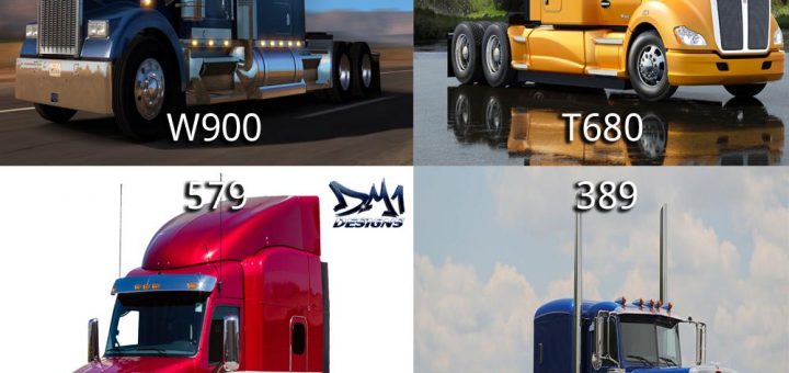 Peterbilt 389 Truck v1.11 ATS BETA - American Truck Simulator mod | ATS mod