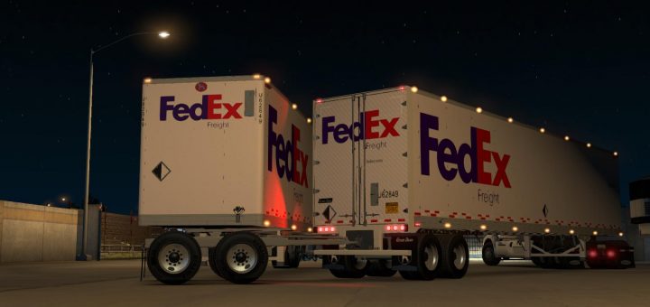 Temisko Quad Axle Log Trailer 1.40 - American Truck Simulator mod | ATS mod