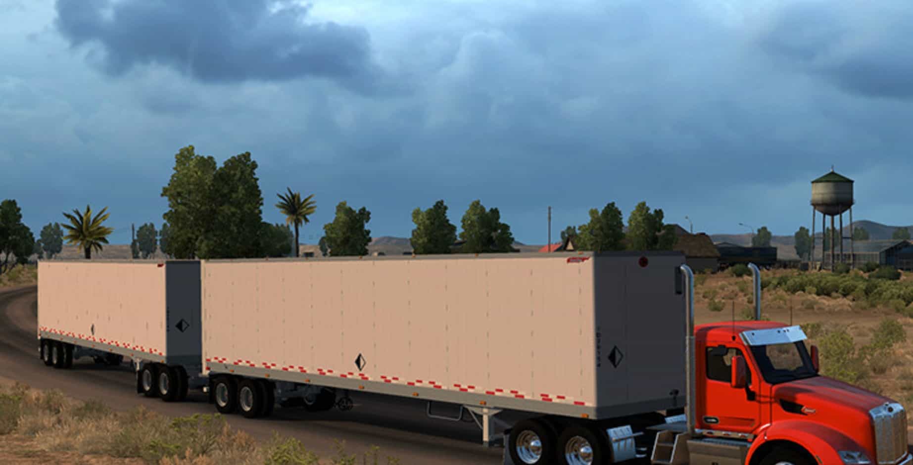 Great Dane 48′ Double trailer ATS – V3.0 Mod | American Truck Simulator Mod