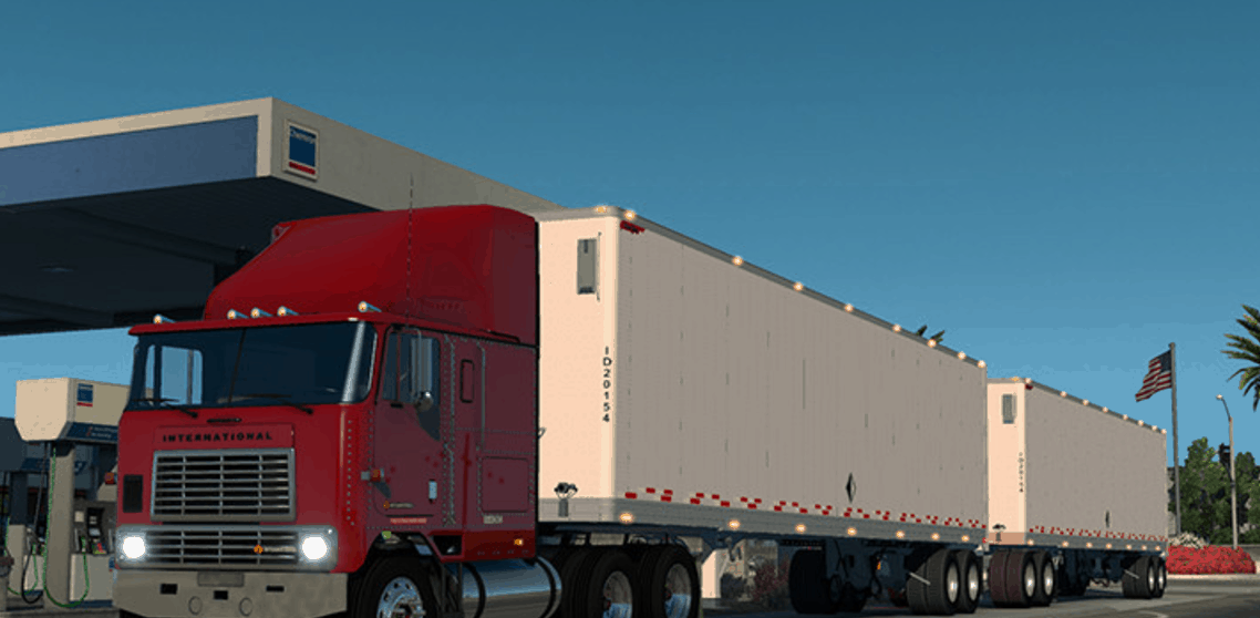 Great Dane 48′ Double trailer ATS | American Truck Simulator Mod