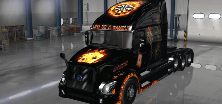 ATS Truck skins mods | American Truck Simulator Truck skin mod download