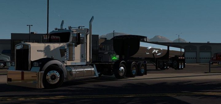 Kenworth W900B Long v1.0 Truck ATS - American Truck Simulator mod | ATS mod