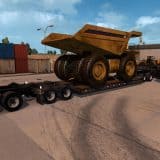 LOWBOY HEAVY CARGO CAT257M V1.0 ATS | American Truck Simulator Mod