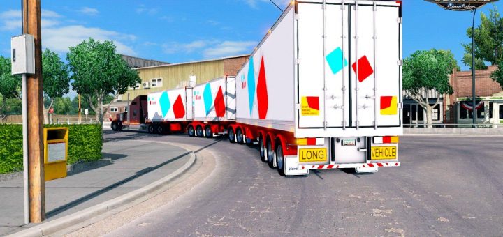 The Godfather's FTE Reefer Trailer Mega Pack v1.0 | American Truck ...