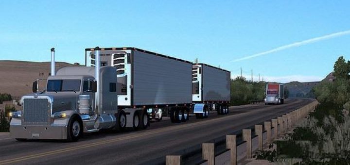 DOUBLE TRAILER ATS SIEBEL3D EDIT V3.0 MOD - American Truck Simulator ...