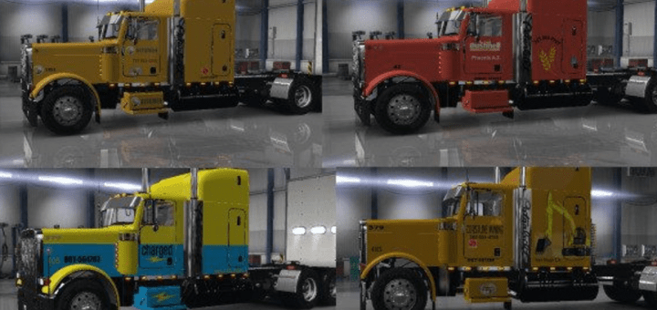 ATS Truck skins mods | American Truck Simulator Truck skin mod download