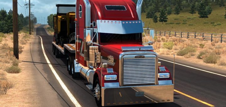 Freightliner FLA Truck revision 1.38 - American Truck Simulator mod ...