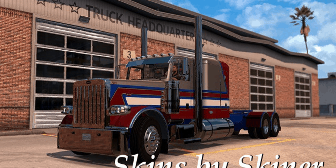 Peterbilt 389 – 806 Trucking Skin ATS | American Truck Simulator Mod